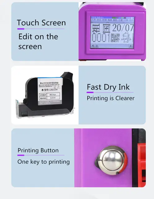 VersaPrint Pro+ Handheld Printer for Expiry Date, Manufacture Date, Ba