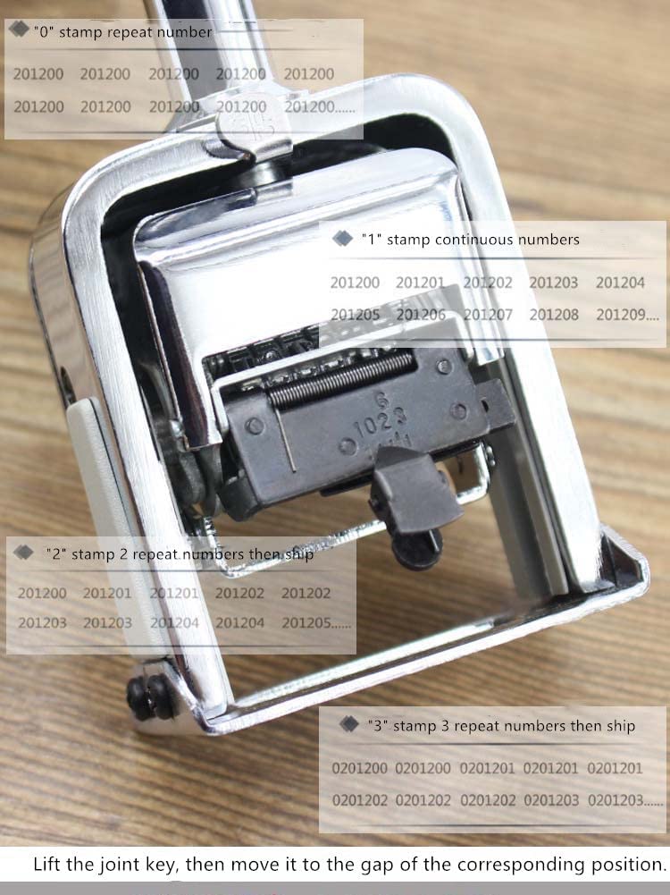 automatic numbering machine stamp