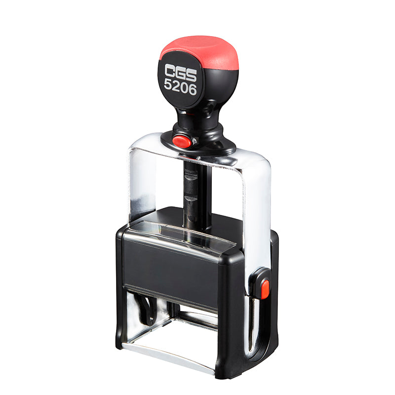 Powerhouse Performance: Heavy Duty Self Inking Text Stamp (60x40mm) fo