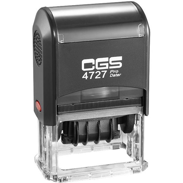 Rectangle Self-Inking Date & Text Stamp(60x40mm) Efficient & Versatile